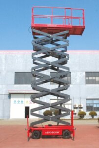 AXE-A/M Series Mobile Electric Scissor Lift - Aeroboom